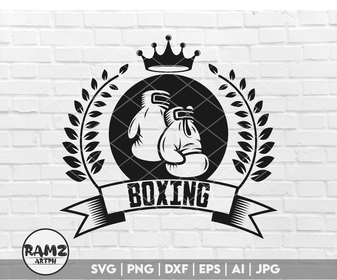 Boxing SVG, Boxing Crown Svg, Boxing Gloves Svg, Boxer Svg, Fighting ...