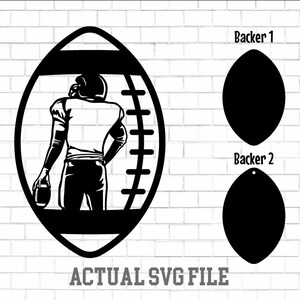 Football Ornament SVG | Personalized Name Svg | Football Player Svg ...