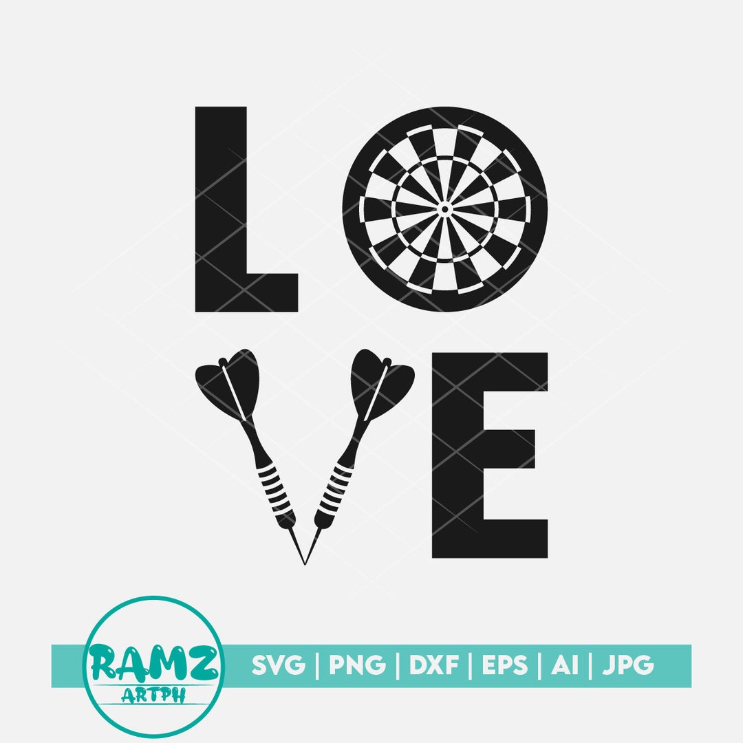 Darts SVG File Love - Dart Svg, Darts Svg, Dart Board Svg, Dartboard ...