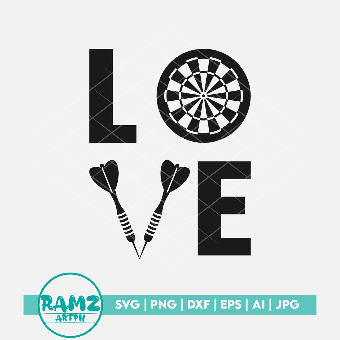 Darts SVG File Love Dart Svg Darts Svg Dart Board Svg - Etsy