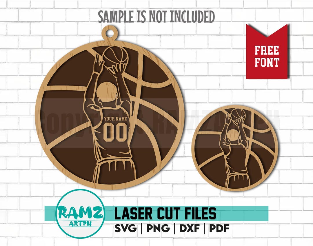 Basketball Player Ornament SVG - Personalized Name Svg, Basketball ...