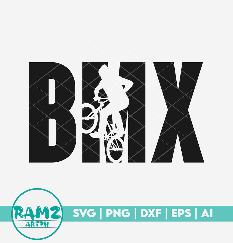 Bmx SVG File Bmx Logo Bmx Svg Bmx Bike Svg Biker Svg - Etsy