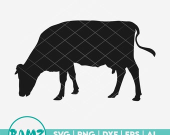 Dairy Cow SVG Dairy Cattle Cow Cow Svg, Cute Cow Svg, Farm Animal Svg ...