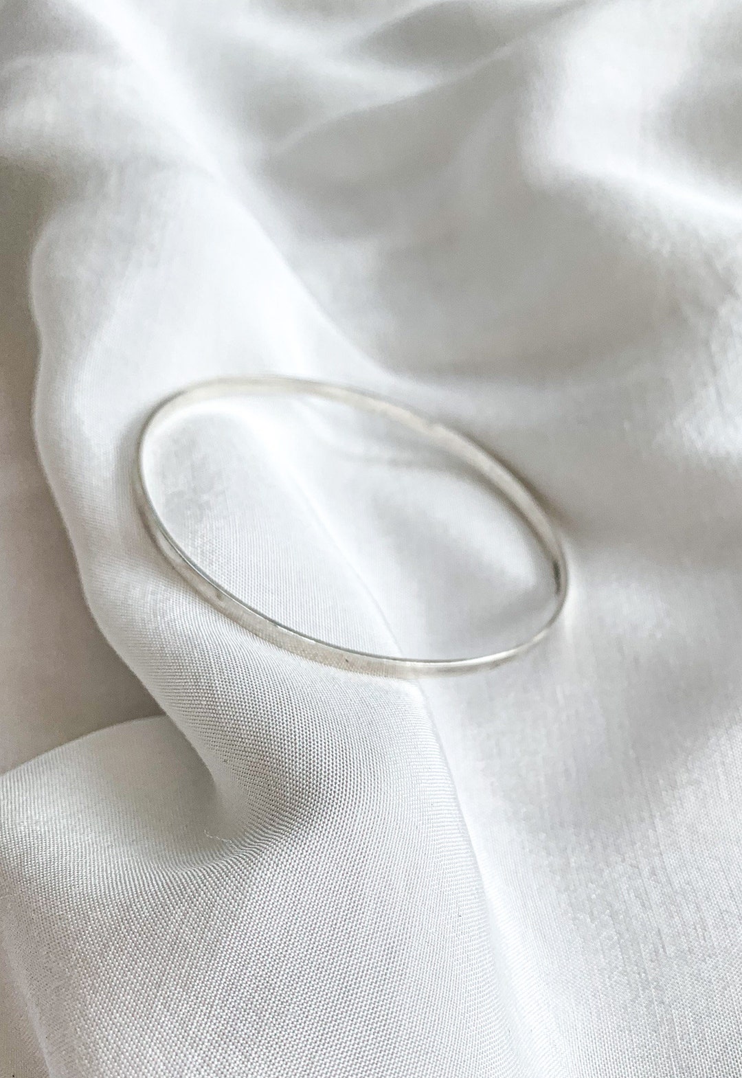 Perfect Silver Bangle, Sterling Silver. Minimalist Bracelet - Etsy