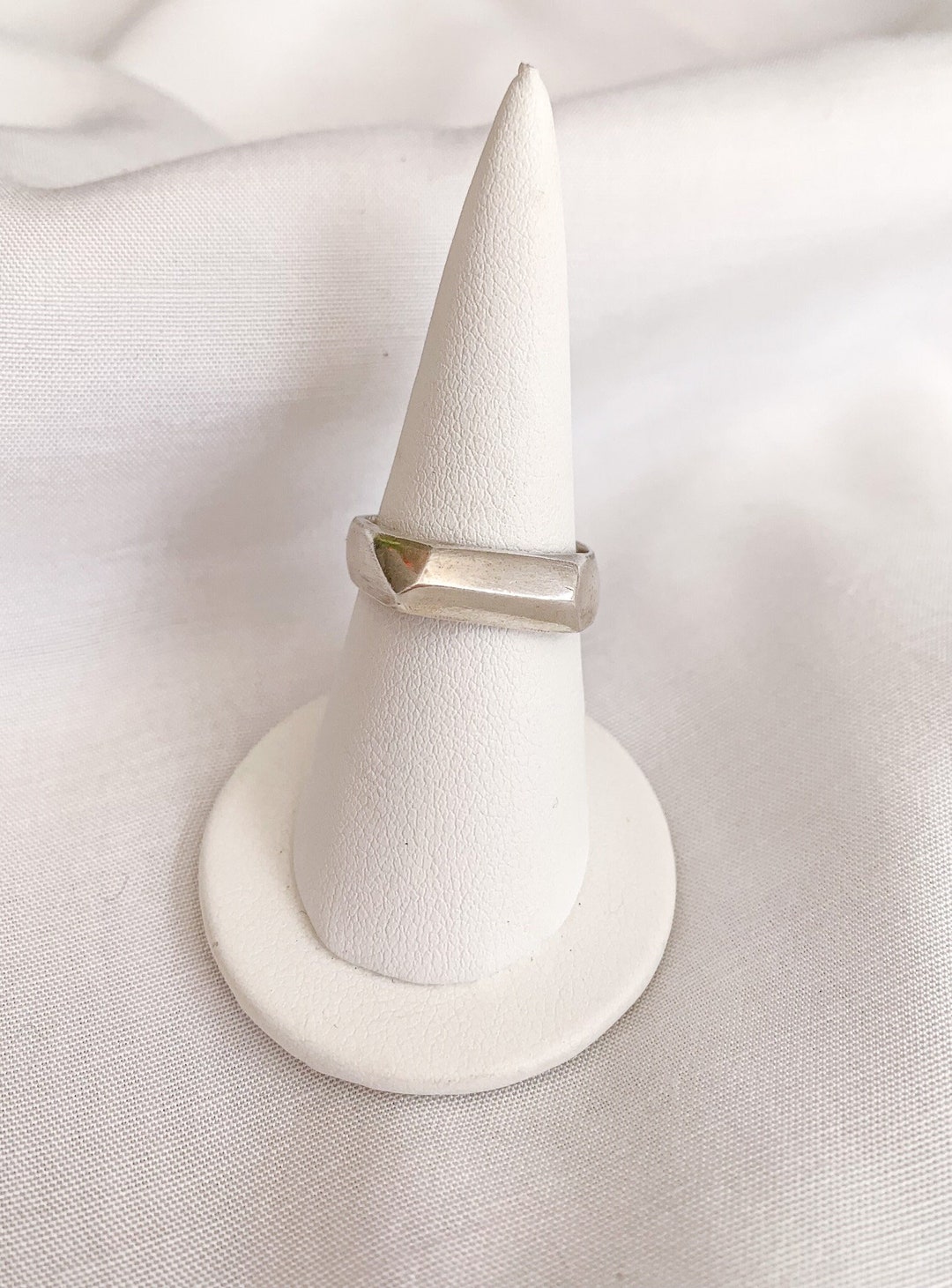 Sterling Silver Ring, Geometric Asymmetric Ring, Pointer Finger Ring ...