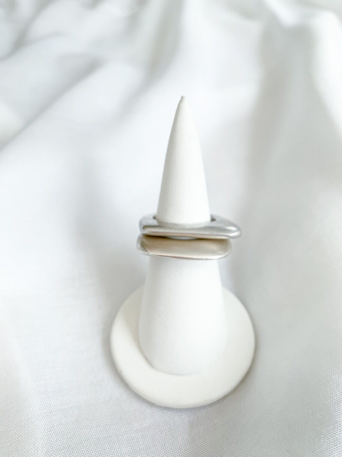 Set of 2 Unique Stacking Rings Promise Ring for Him Pointer - Etsy