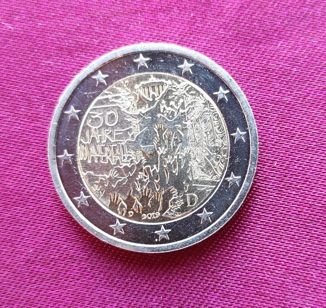 2 Euro Coin Germany 2019 Fall of the Berlin Wall Mint D Spl/qfdc ...