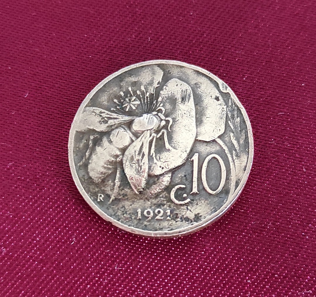 Coin Italy Kingdom Victor Emanuel III 10c 1921 Ape BB Circulated Italy ...
