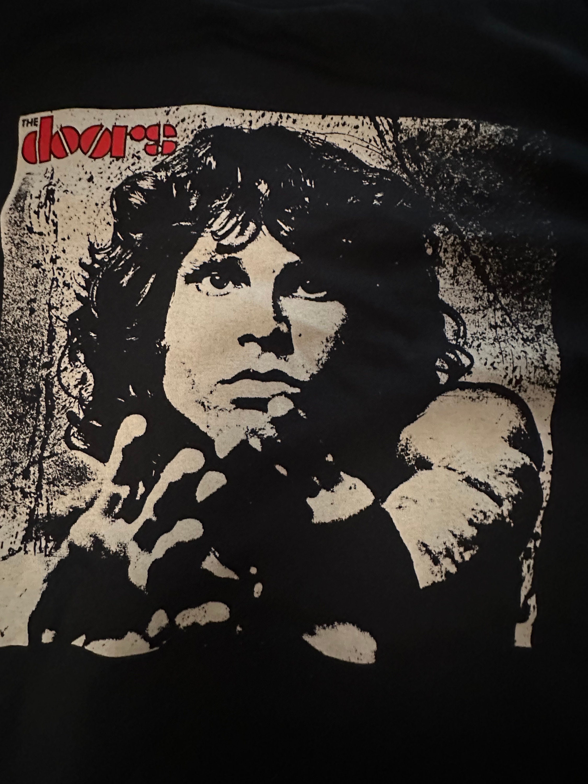 The Doors Jim Morrison Face Tee - Etsy