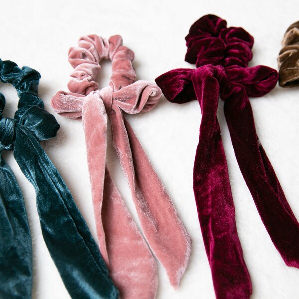 Bow Scrunchie - Etsy