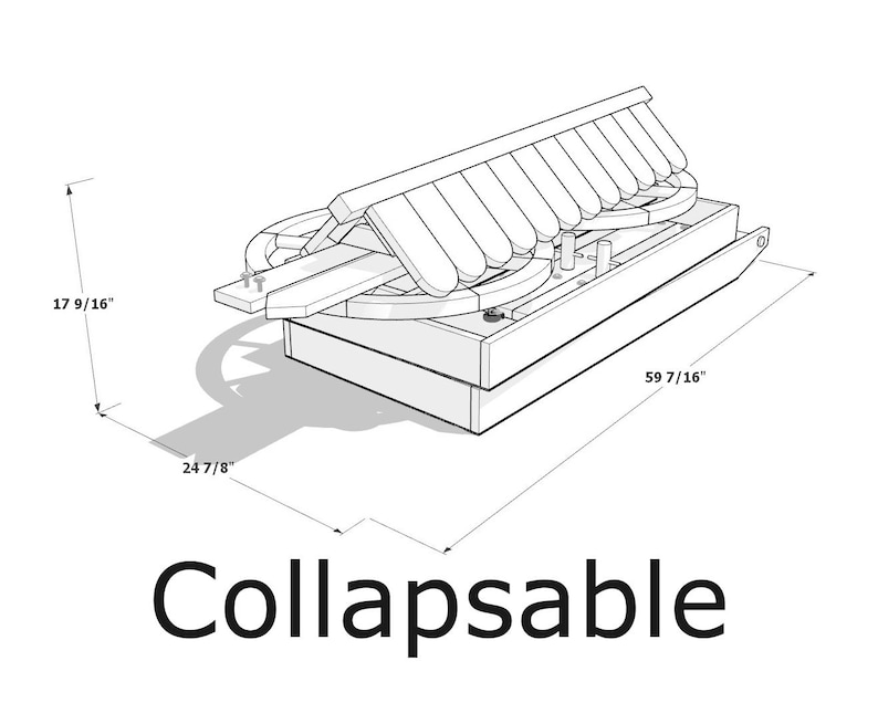 DIY Collapsible Dessert Cart Plans, Wooden Display Cart, Digital PDF ...