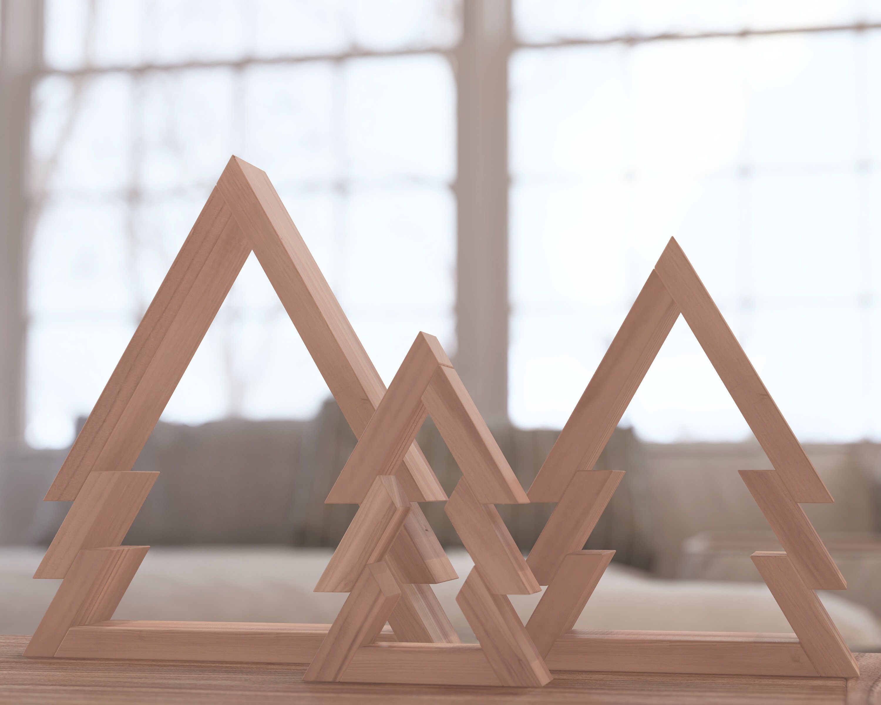 Nesting Christmas Trees Plan, Set of 3, PDF Download - Etsy