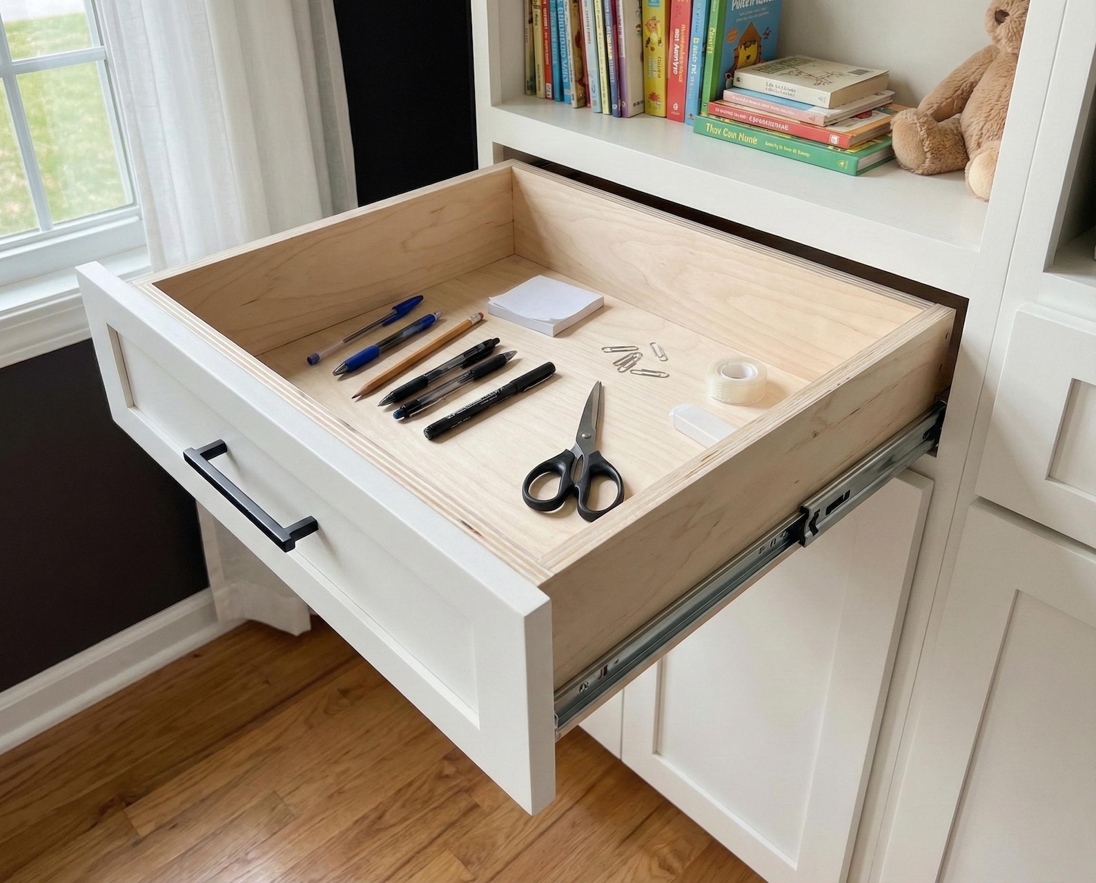 DIY Built-in Bookshelves Plan PDF: Floor-to-ceiling With Cabinet Doors ...