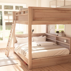 Queen Over Queen Loft Bed Plan, PDF Download - Etsy