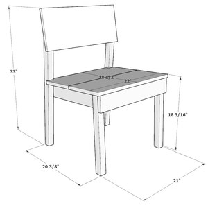 Dining Table and Chair Set Plan Bundle, PDF Download - Etsy