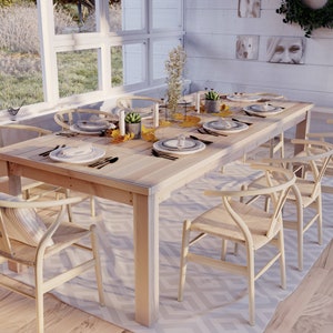 PDF Download, Easy Full Size Dining Table DIY Plan - Etsy