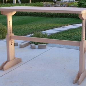 Sit-to-stand Desk DIY Guide, PDF Download, DIY Adjustable Desk Plan ...