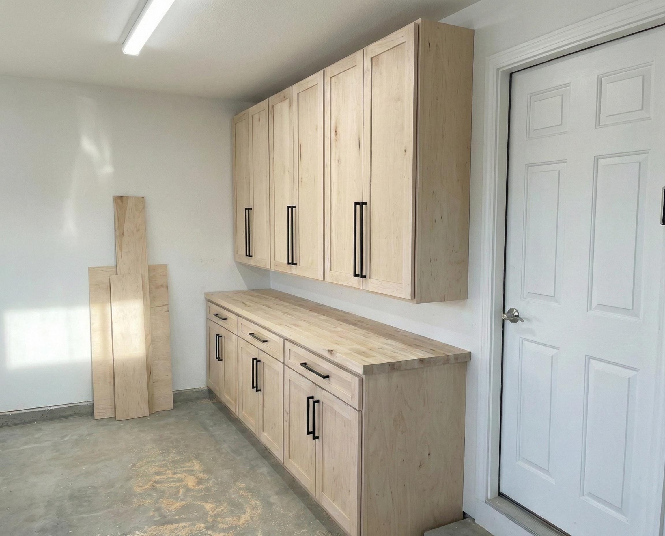 DIY Garage Wall and Base Cabinets Plan PDF: Shaker Doors, Step-by-step ...