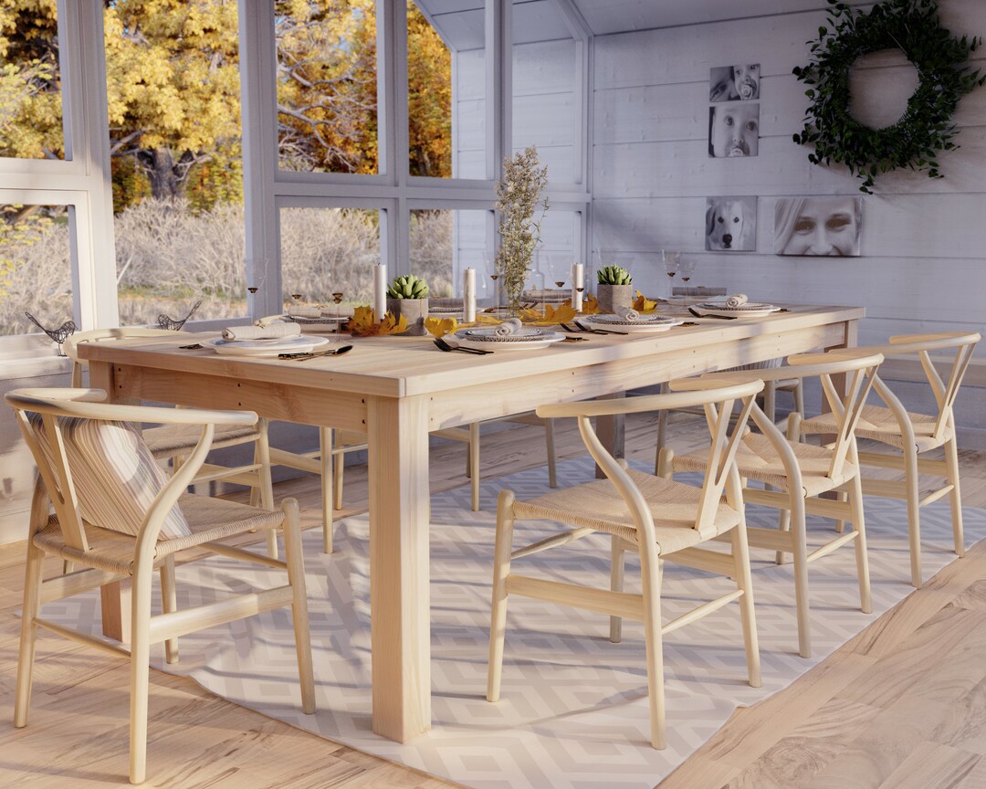 PDF Download, Easy Full Size Dining Table DIY Plan - Etsy