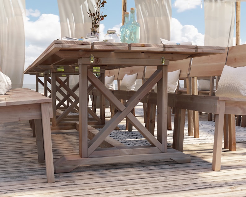 Folding Table and Chair Plan Bundle, Collapsible, PDF Download - Etsy