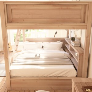Queen Over Queen Loft Bed Plan, PDF Download - Etsy