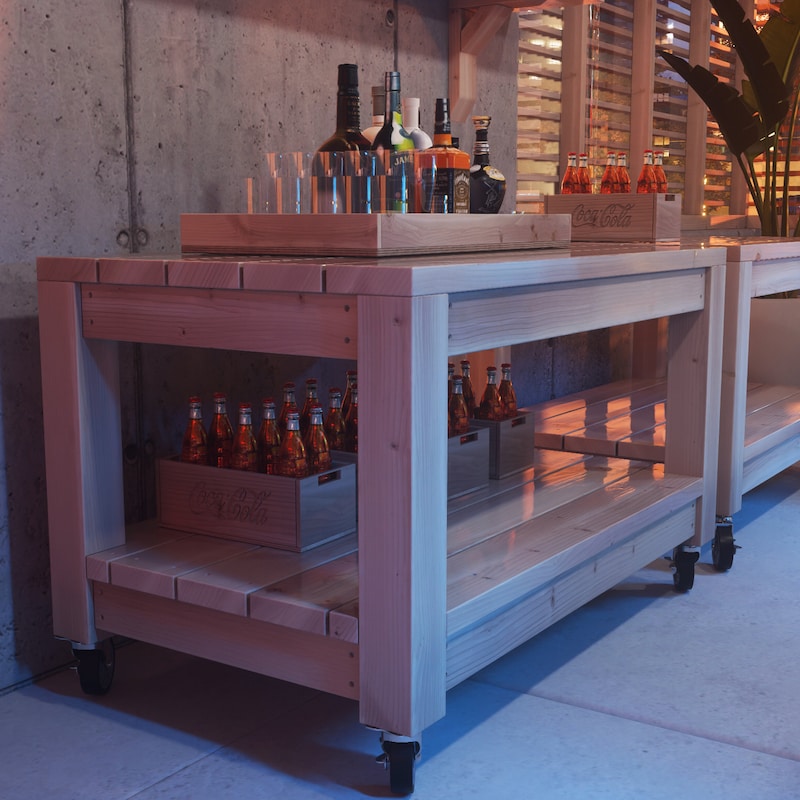 Diy Mobile Bar Pdf - Etsy