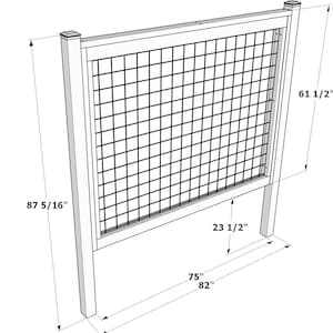 Fence Plan, Wild Hog Panel 60x72, PDF Download - Etsy