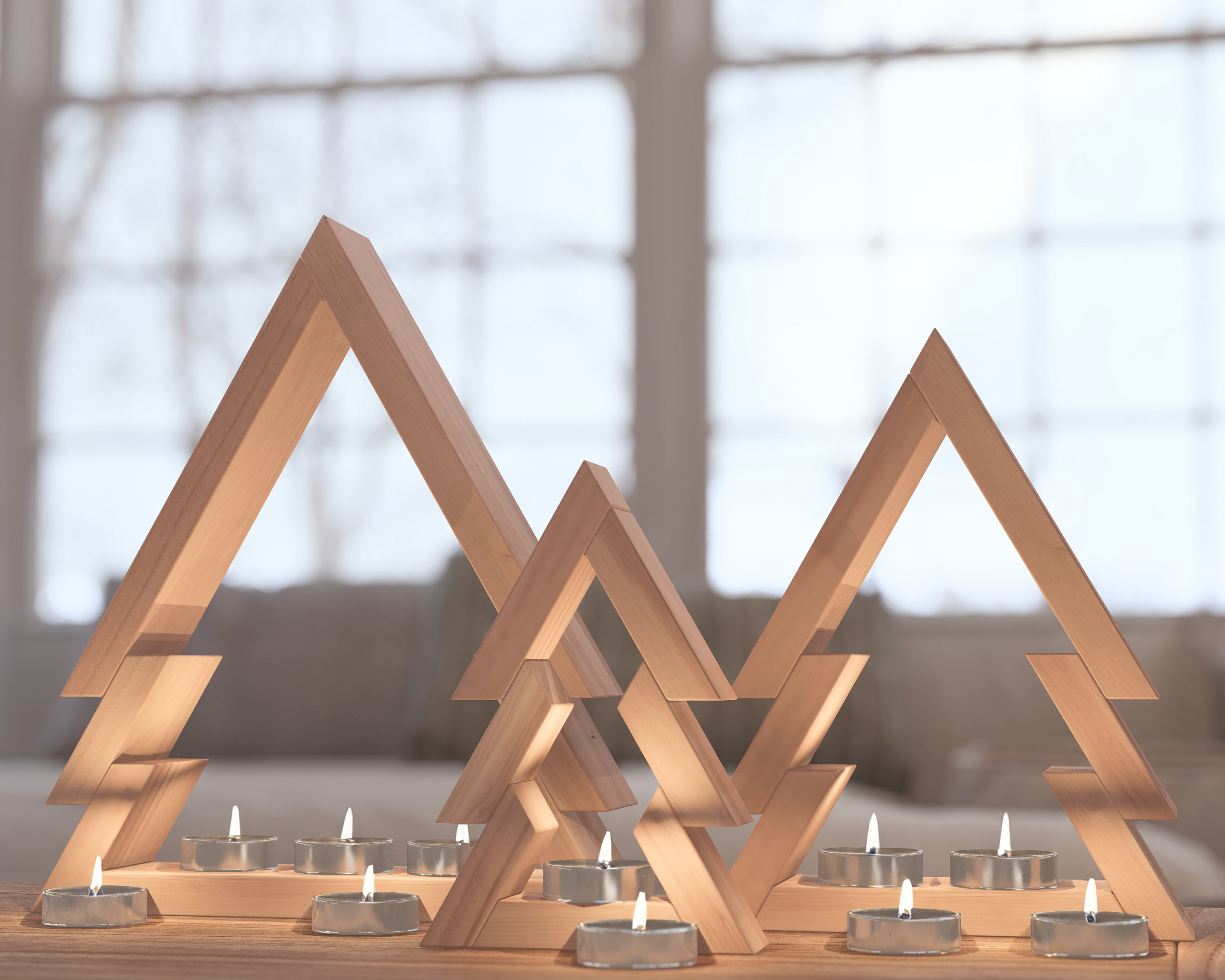 Nesting Christmas Trees Plan, Set of 3, PDF Download - Etsy