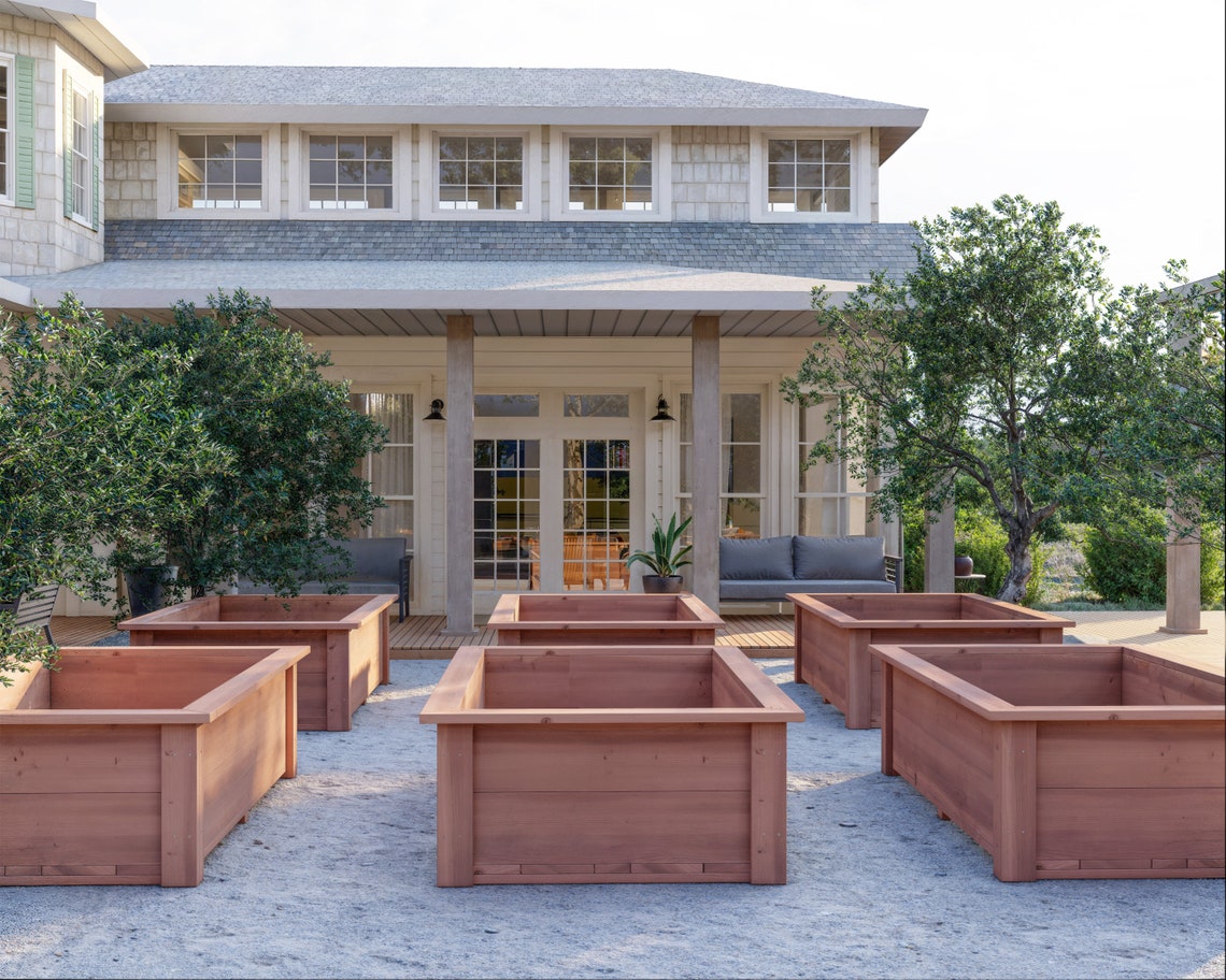 Planter Box Plan 8x4 Ft, Heavy Duty, PDF Download - Etsy