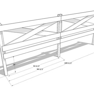 PDF Download, DIY Crossbuck Fence Building Guide, Step-by-step Plans ...