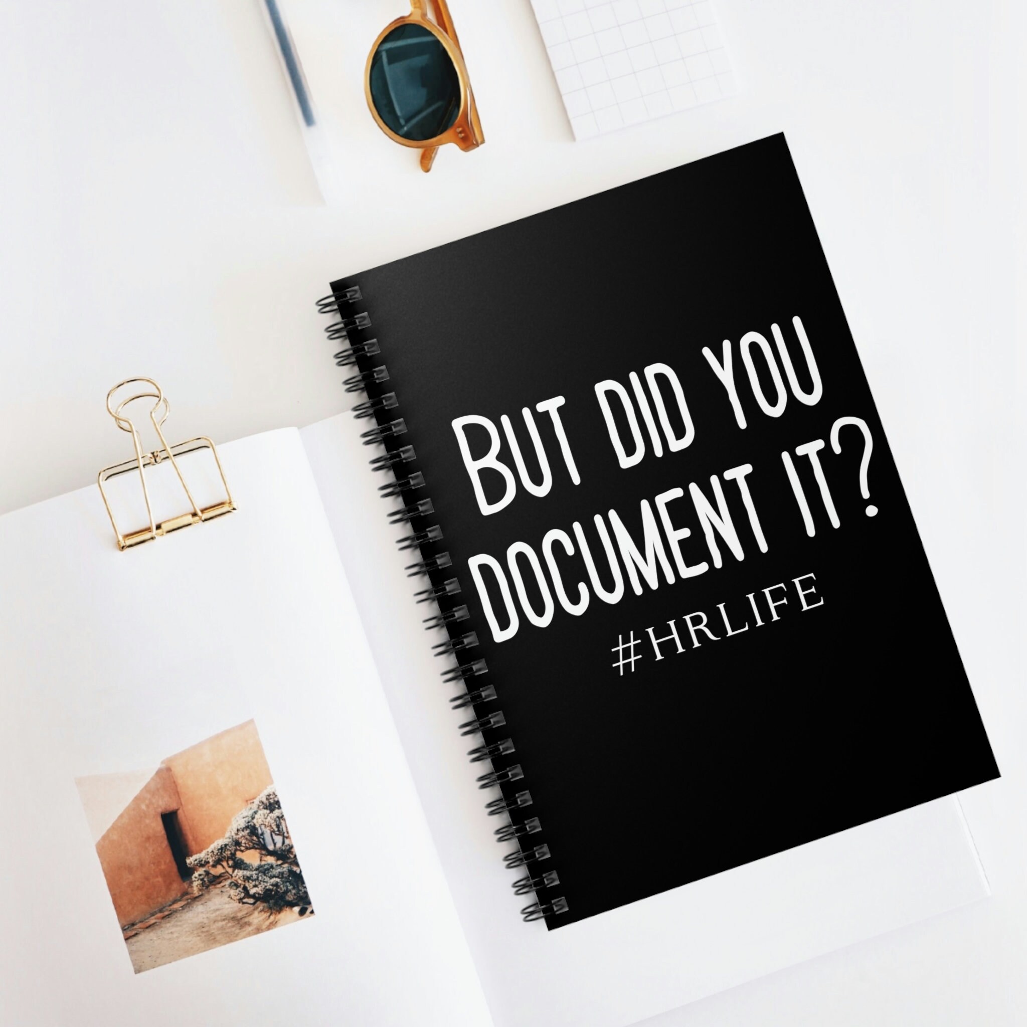 HR but Did You Document It? Spiral Notebook, Ruled , Fun Notebook ...
