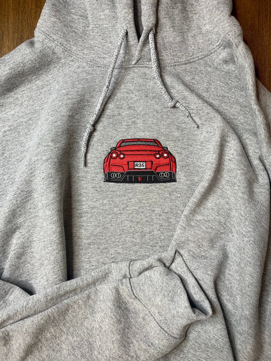 Gtr R35 (pick Your Color Car) Embroidered HOODIE OR CREWNECK - Etsy