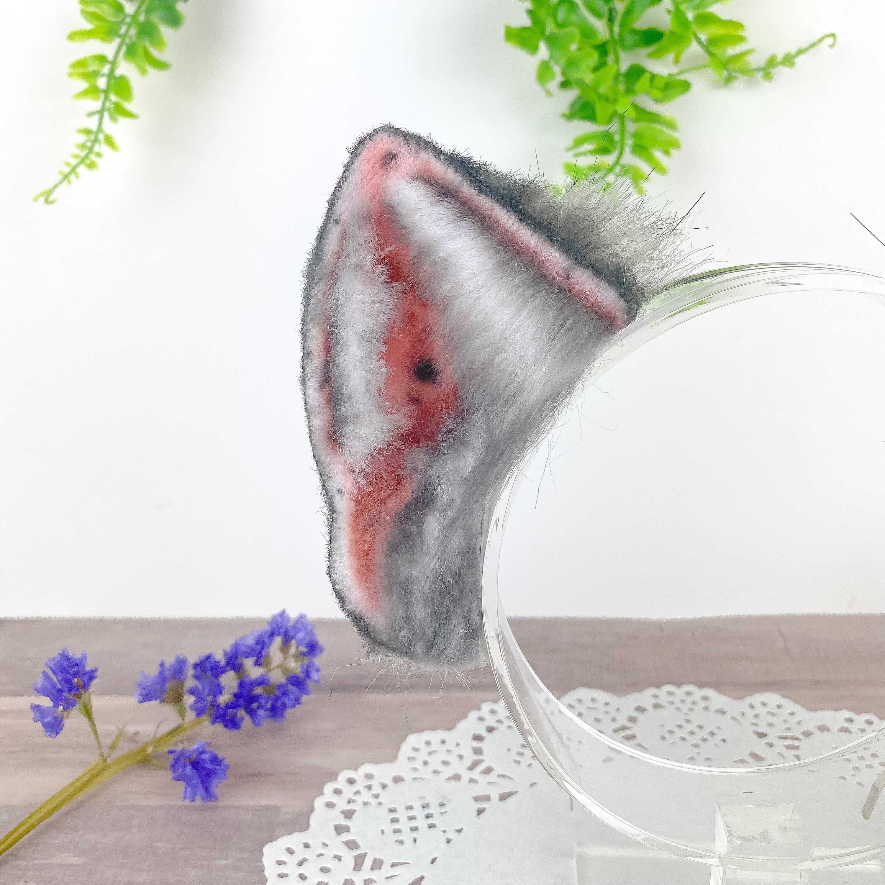 Natural Grey Wolf Ears - Etsy