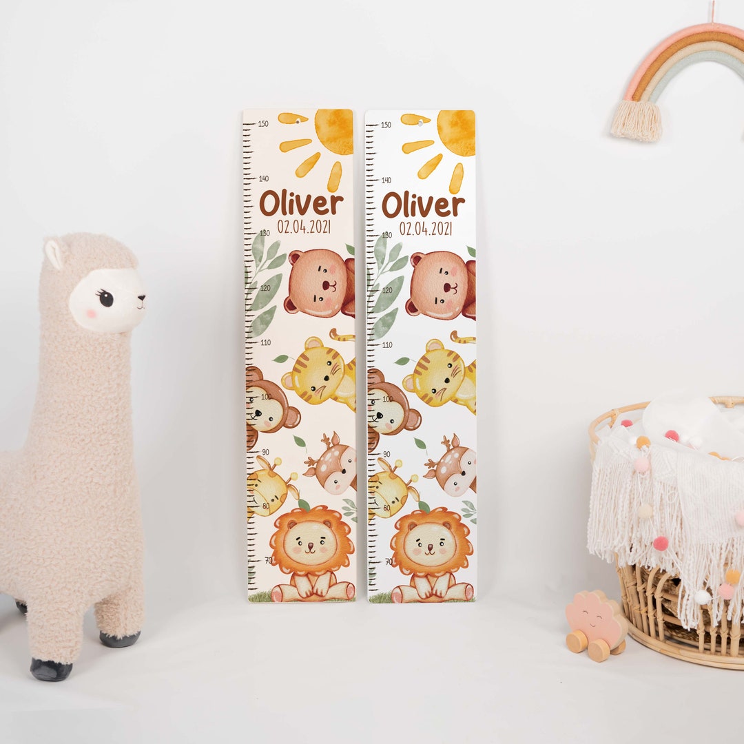 Personalized Growth Chart for Children - Handmade From Wood ...