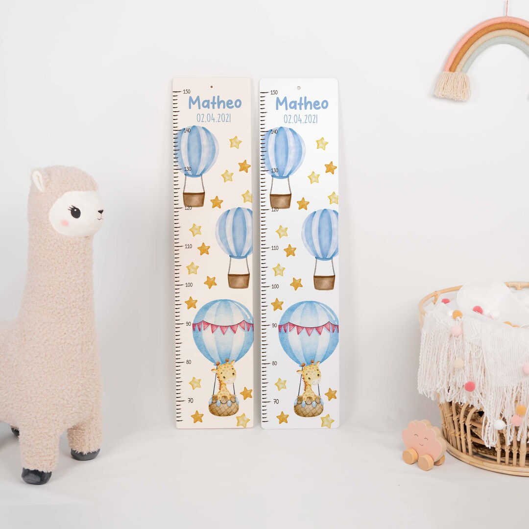 Personalized Growth Chart for Children - Handmade From Wood ...