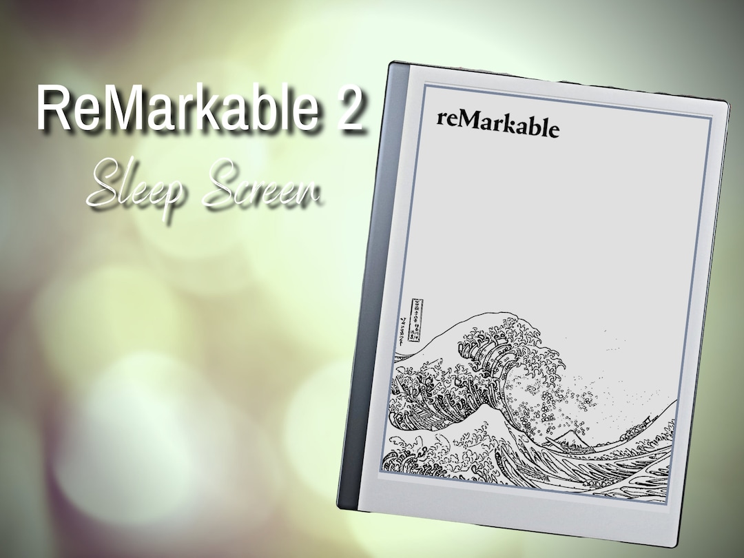 Remarkable 2 Sleep Screen Ocean Waves - Etsy