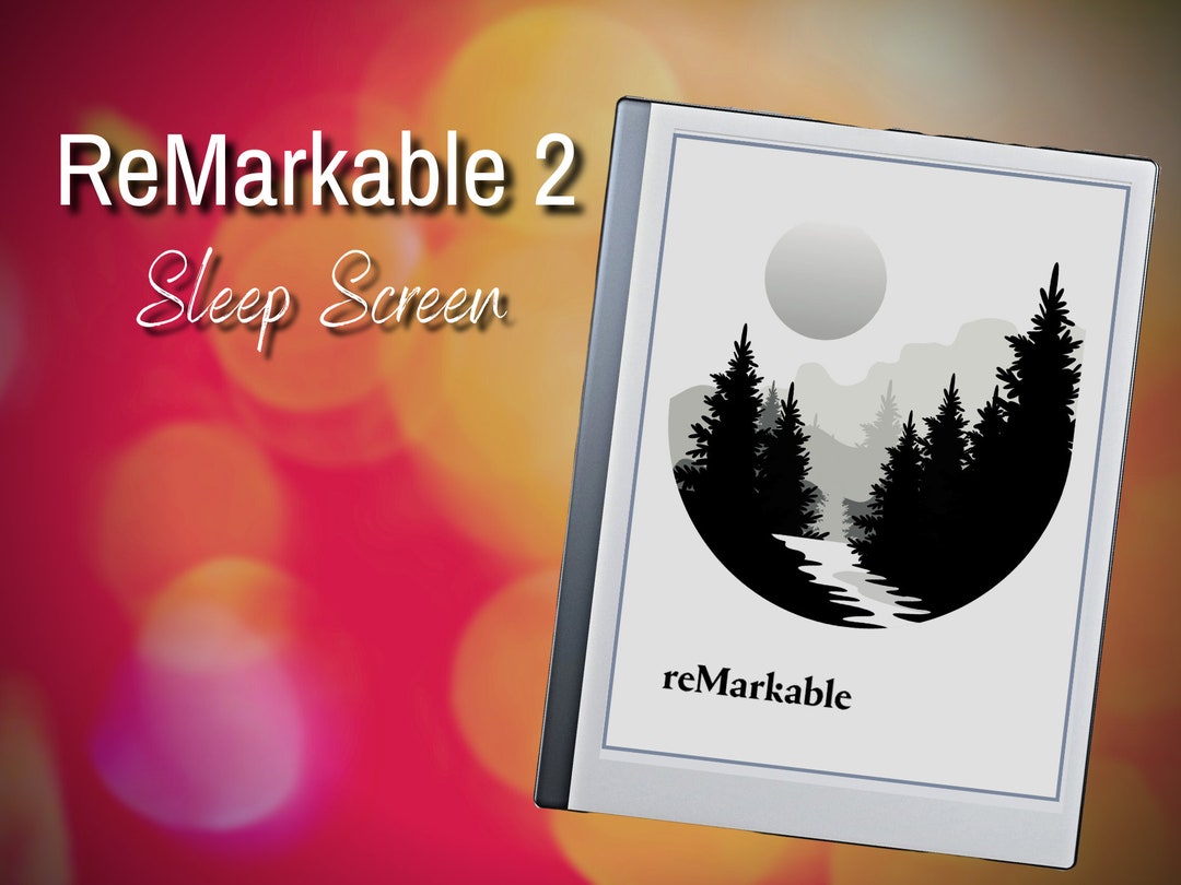 Remarkable 2 Sleep Screen Forest - Etsy