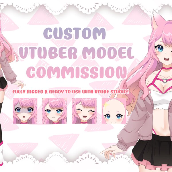 Vtuber Model Free - Etsy