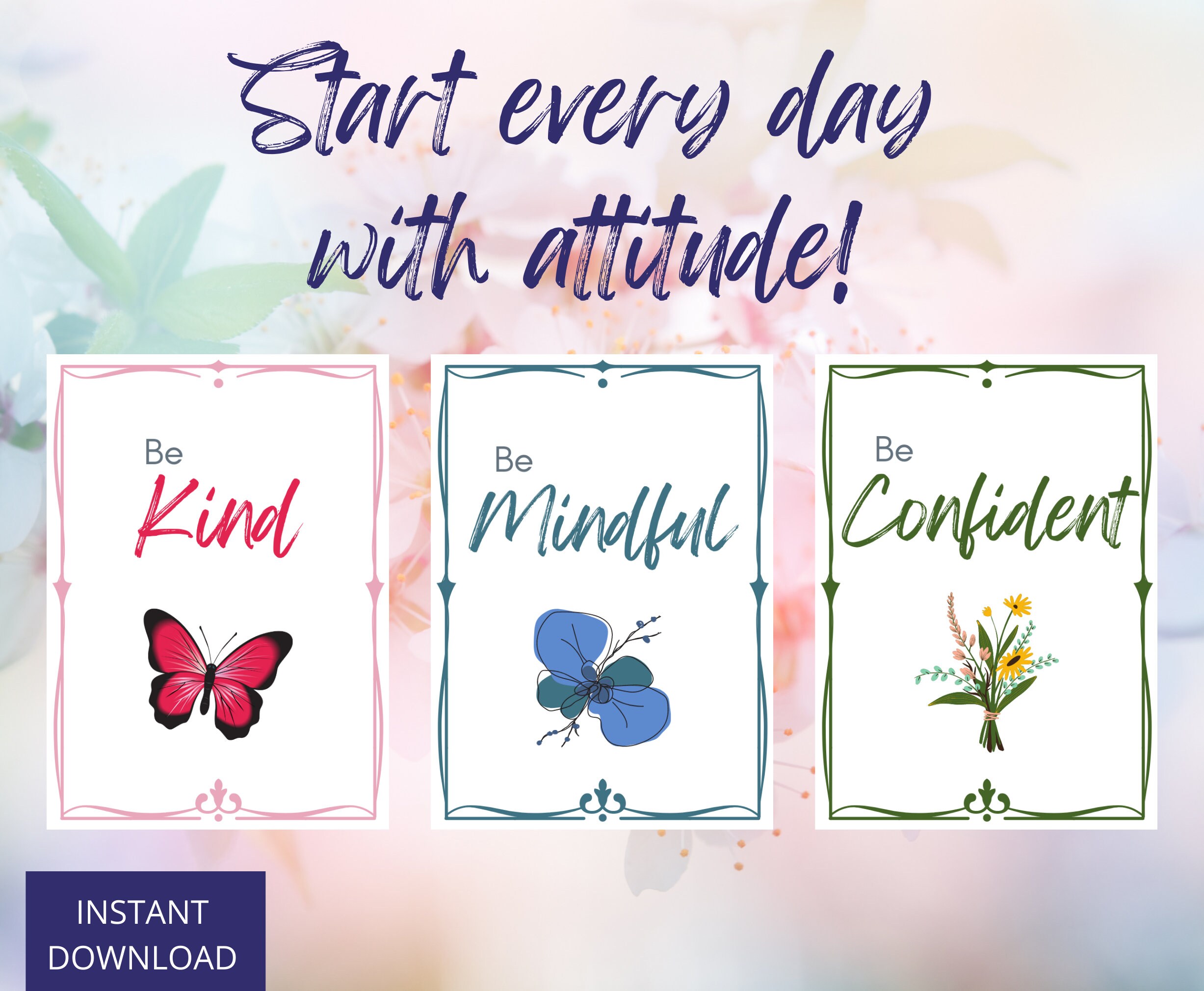 54 be Affirmation Cards for Daily Affirmation Use or as an Affirmation ...