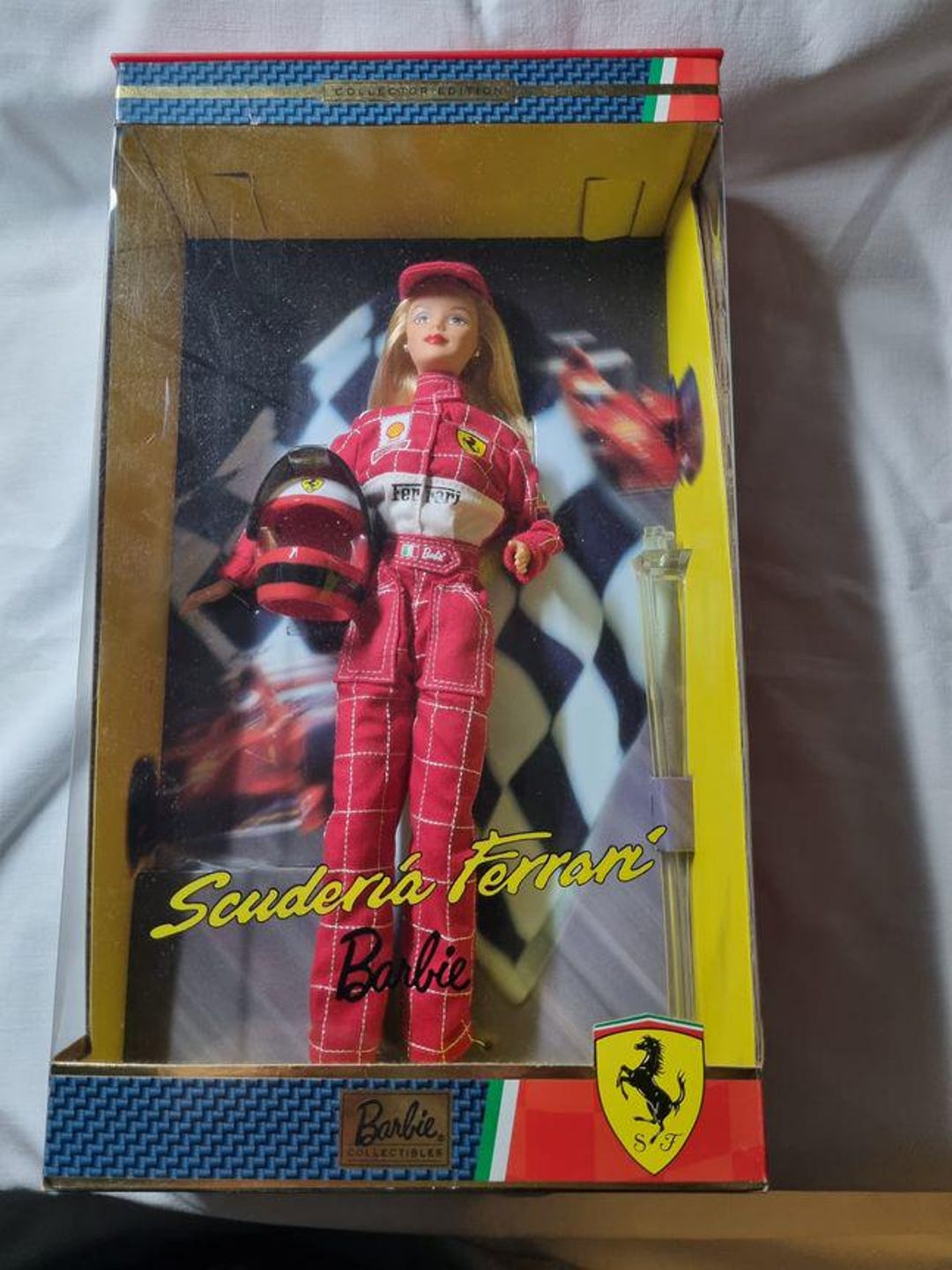 Barbie - Scuderia Ferrari Barbie Doll #25636 2000 - Original Packaging ...