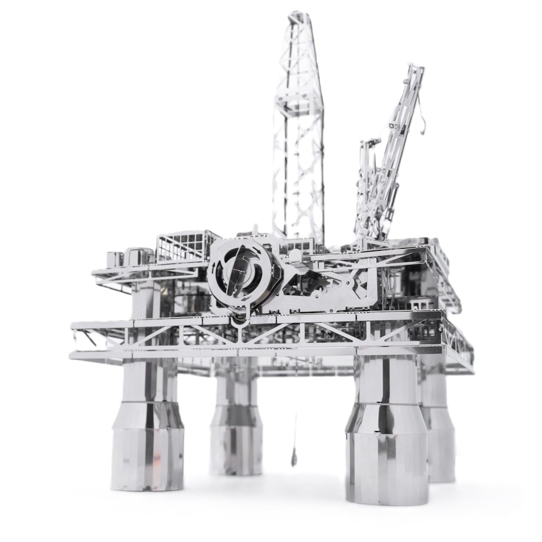 Offshore Drilling Rig Model, Metal Model Kits, Offshore Platform, 3D ...