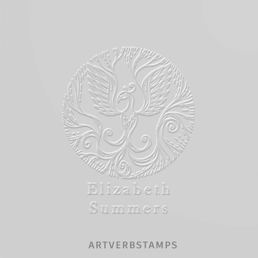 Embosser Personalized Name Book Stamp Phoenix Name Rubber Stamp Wizard ...