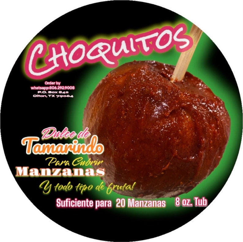 Dulce De Tamarindo Para Cubrir Manzanas - Etsy