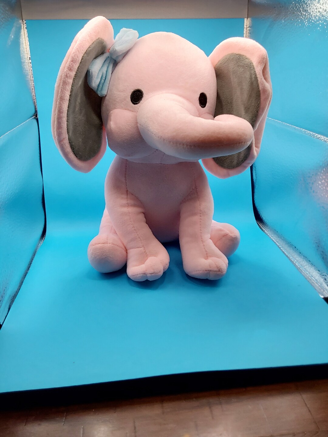 Pink Plush Elephant baby Gift - Etsy