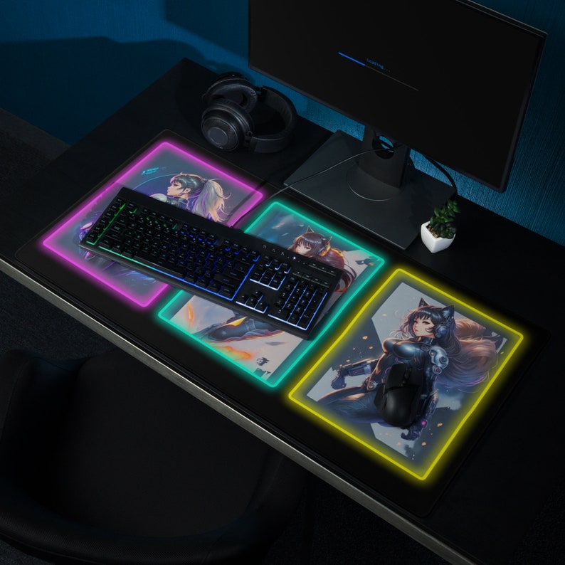 Anime Manga Large Big Gaming Mouse Mat - Etsy
