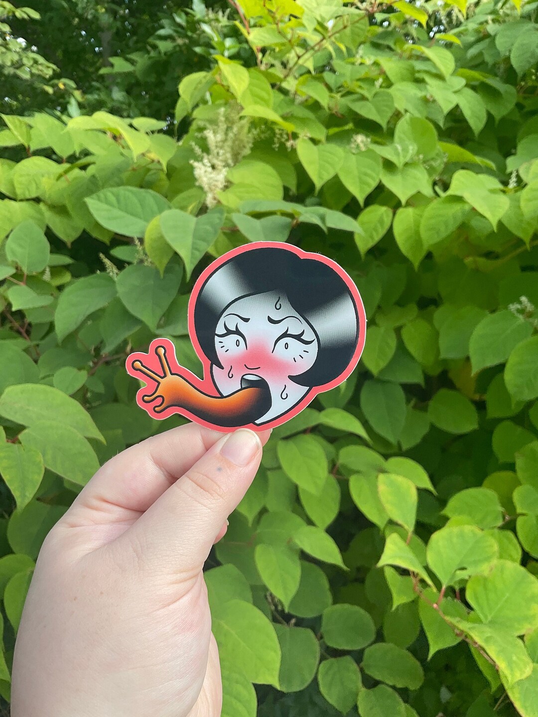 Snail Curse Girl Sticker Horror Sticker High Quality Vinyl Sticker ...