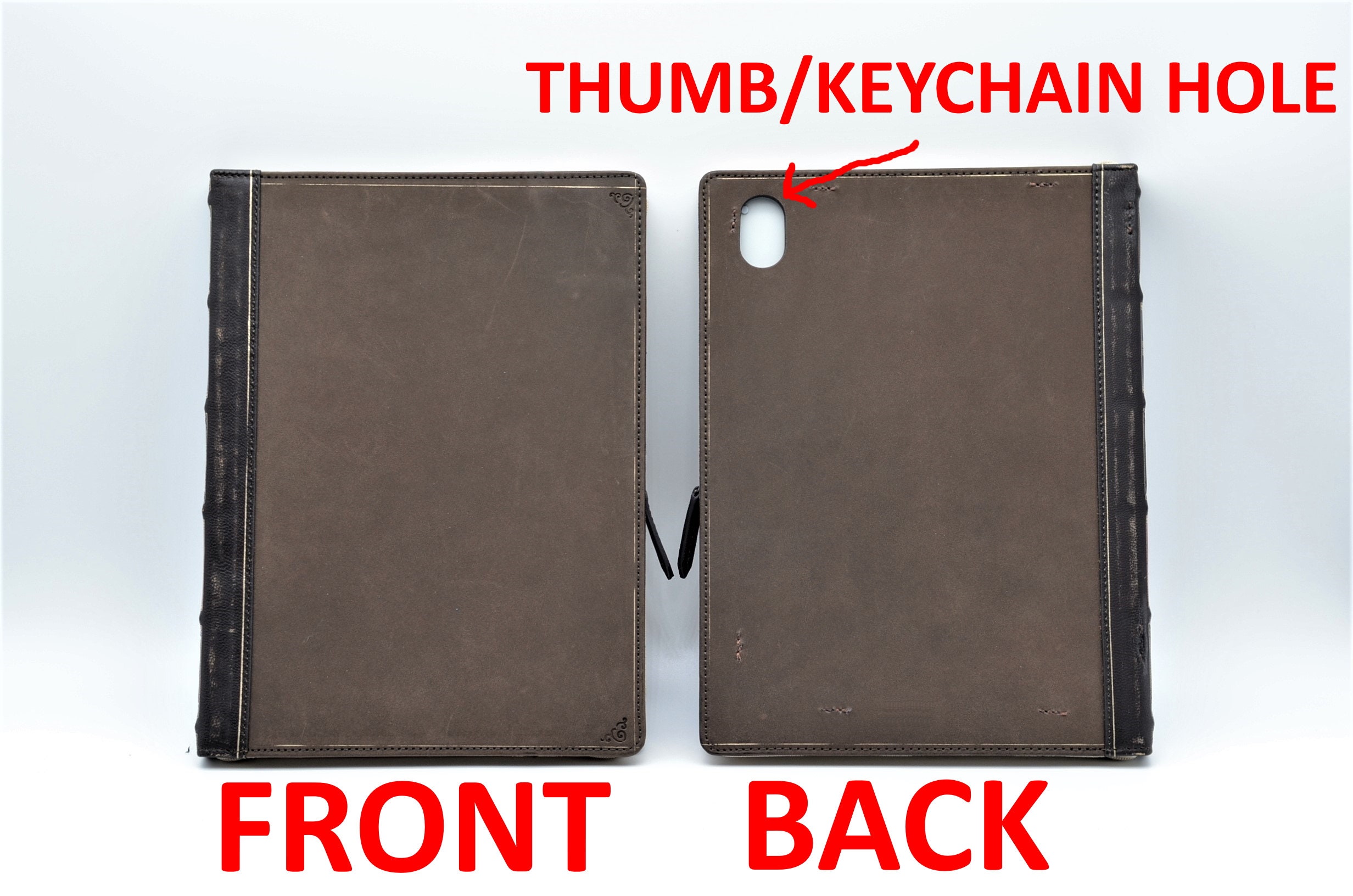 RM2 Remarkable 2 Brown Hard Book Leather Folio Case Remarkable - Etsy