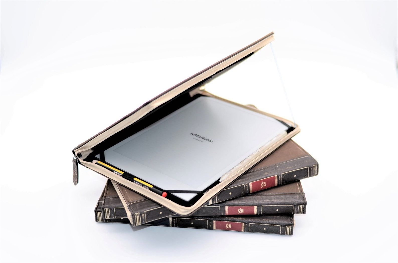 RM2 Remarkable 2 Brown Hard Book Leather Folio Case Remarkable - Etsy