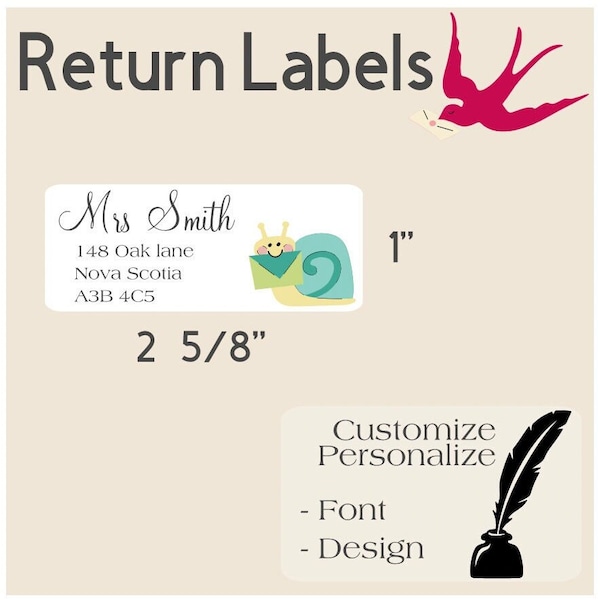 Return to Sender Labels - Etsy