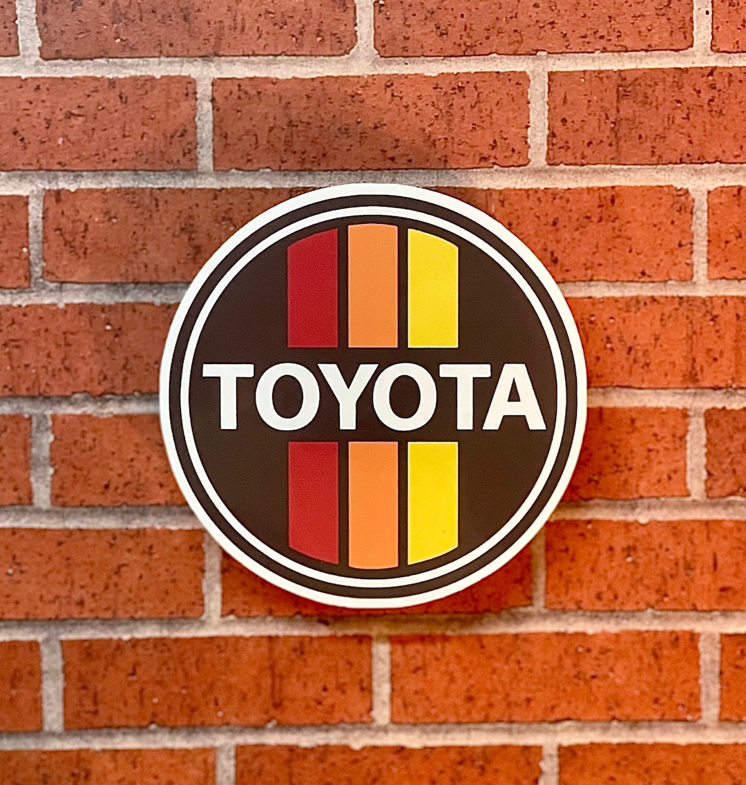 Retro Vintage Toyota Waterproof Sticker Decal - Etsy